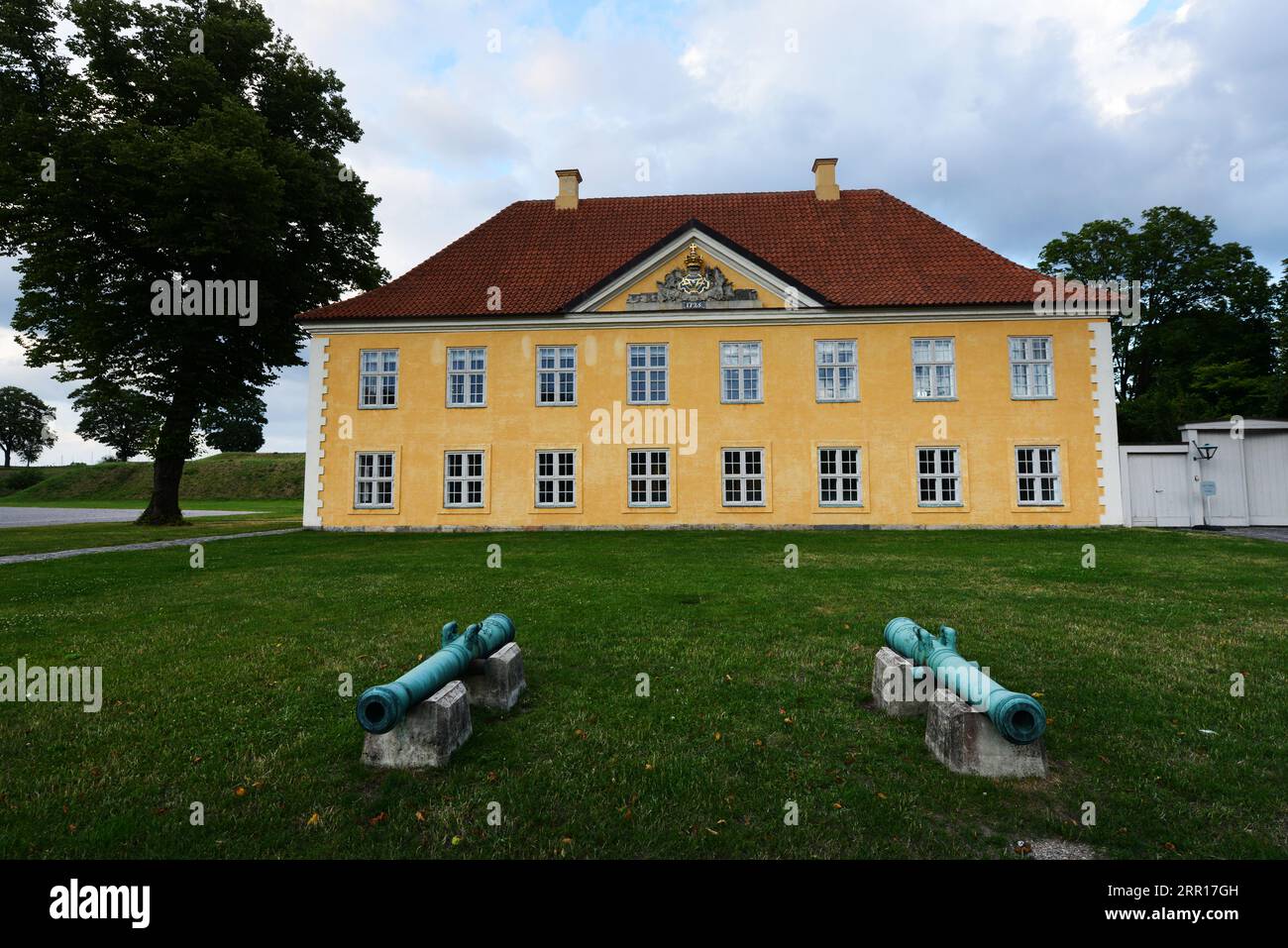 The Commander's House at the Kastellet, Copenhagen, Denmark Stock Photo ...