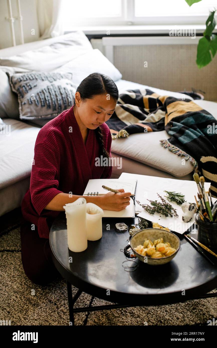 Young woman candles in hi-res stock photography and images - Alamy