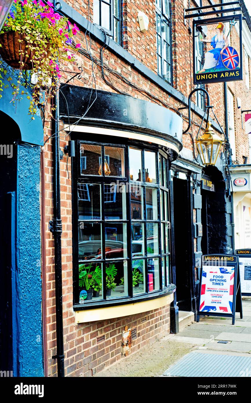 The Union Arms, high street, Yarm on Tees, North Riding Yorkshire ...