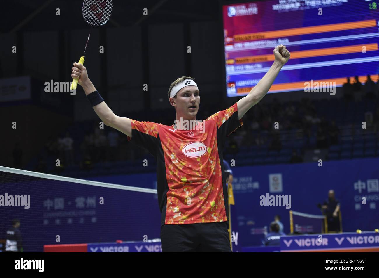 Danish badminton player Viktor Axelsen defeats Indonesian professional ...