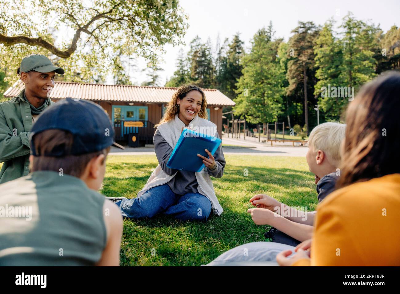 Female child sitting on hi-res stock photography and images - Alamy