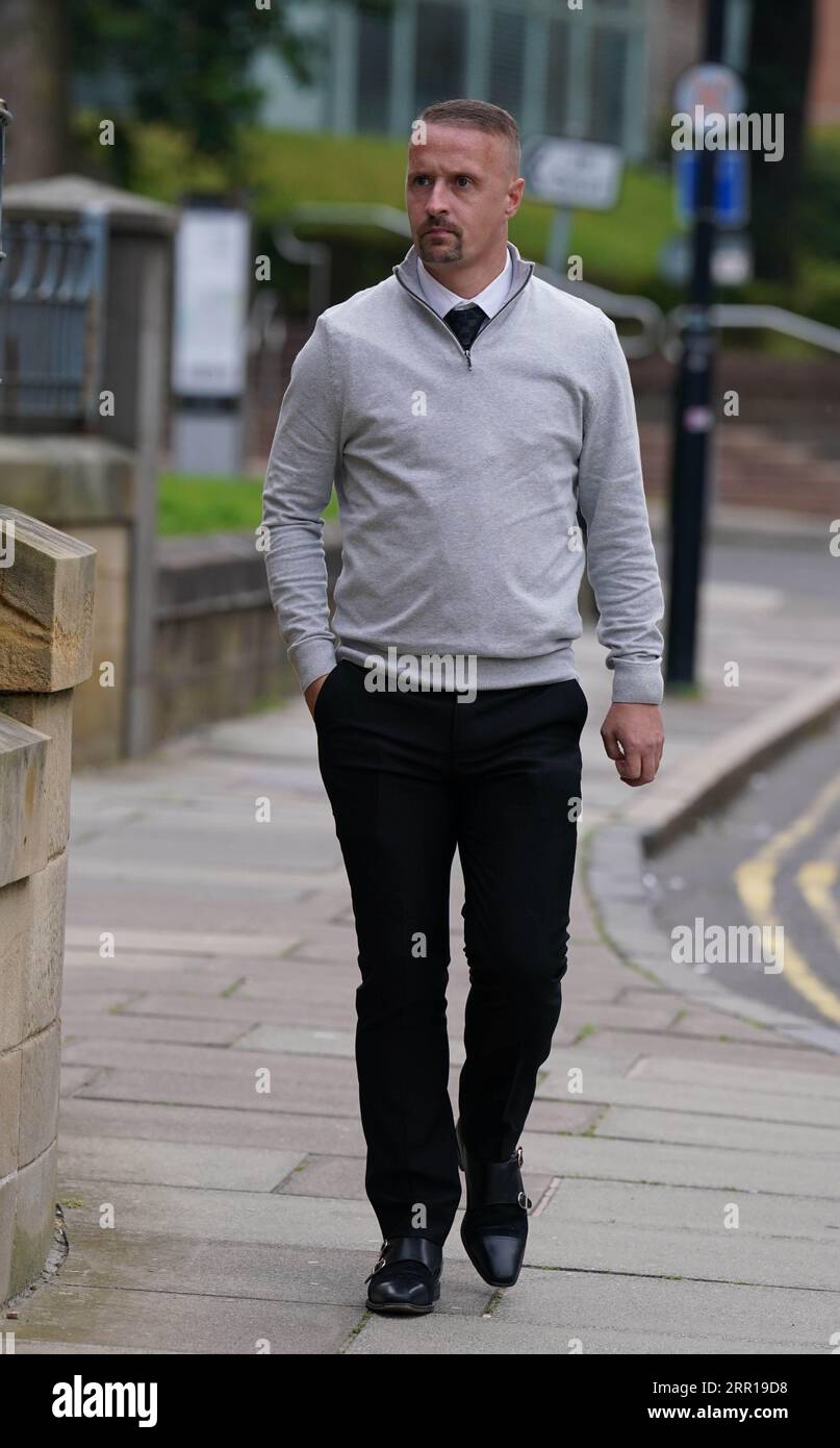 Footballer Leigh Griffiths arrives at Dundee Sheriff Court to be ...