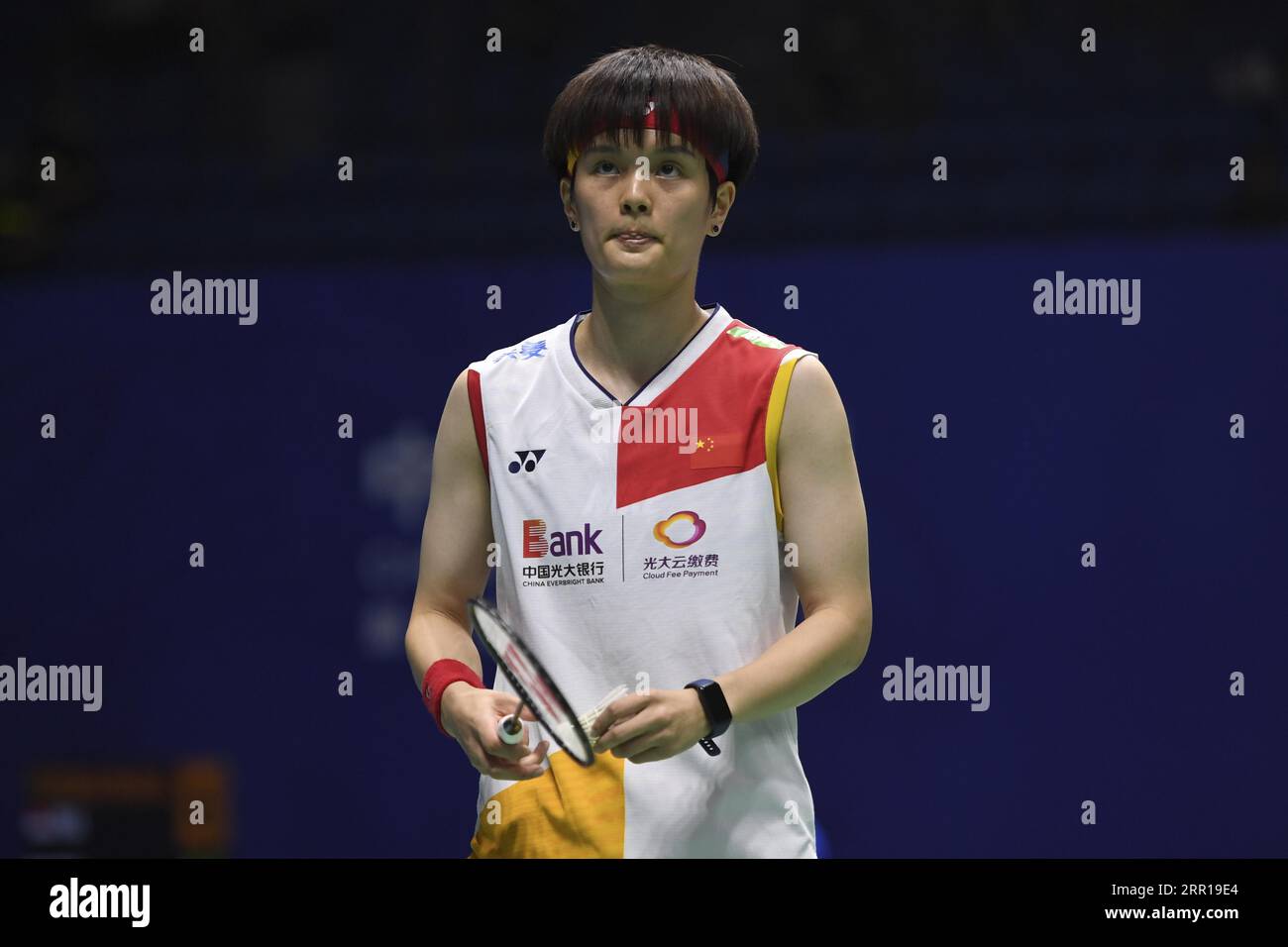 Chinese badminton player Wang Zhiyi defeats Singaporean badminton ... Chinese badminton player Wang Zhiyi defeats Singaporean badminton ...
