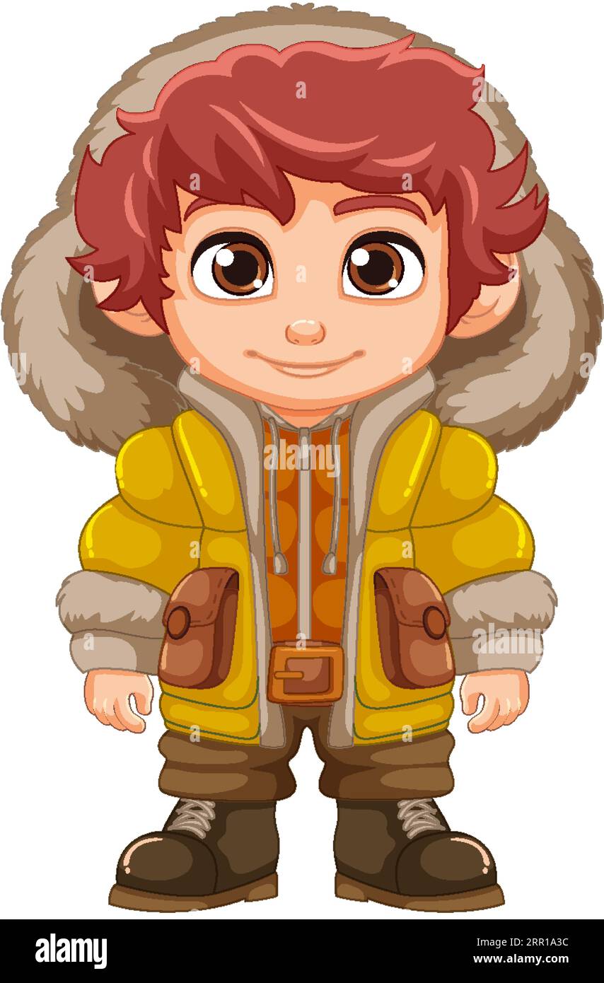 Getting Dressed For Winter Clip Art