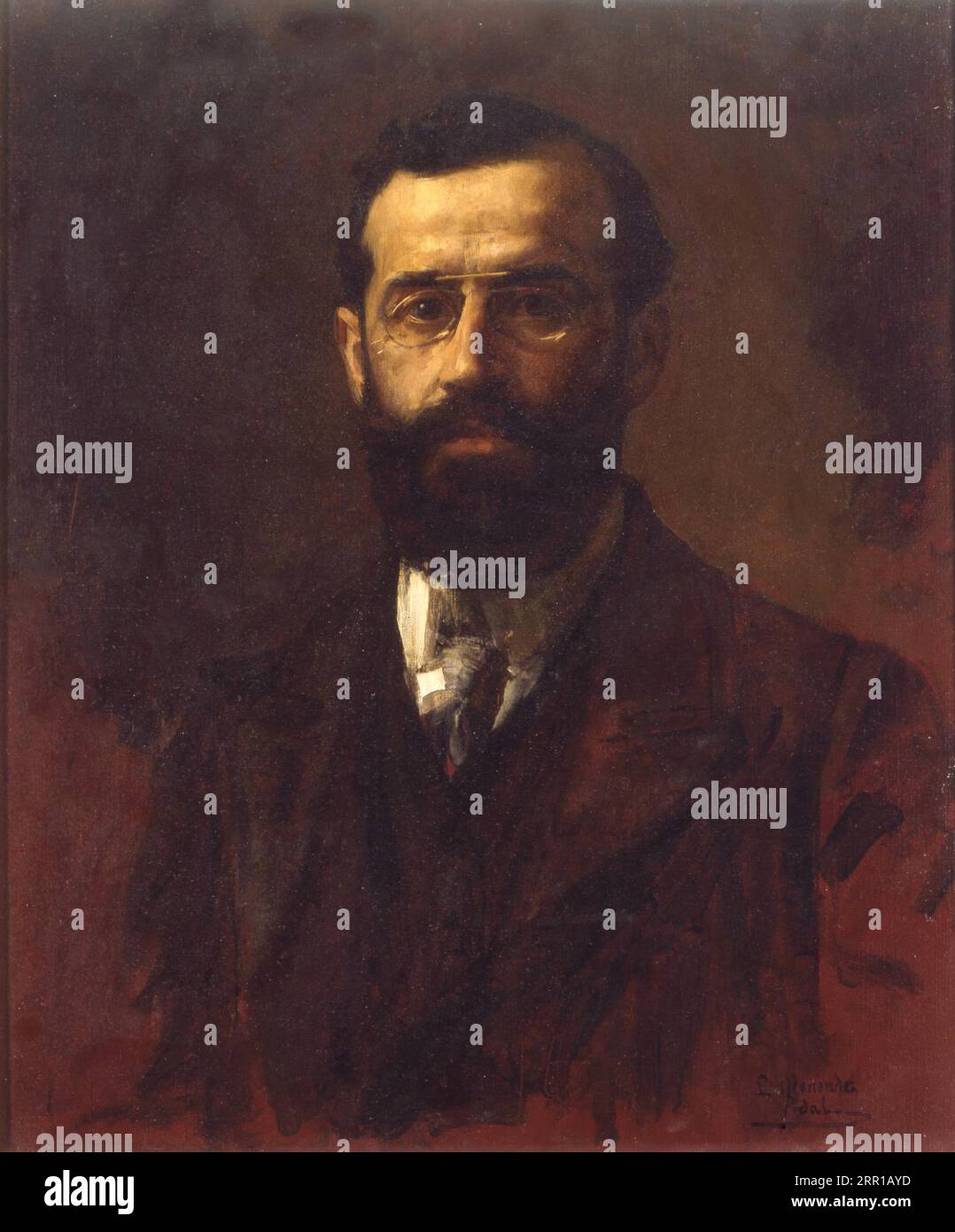 Self-portrait 1907 by Luis Menéndez Pidal Stock Photo - Alamy