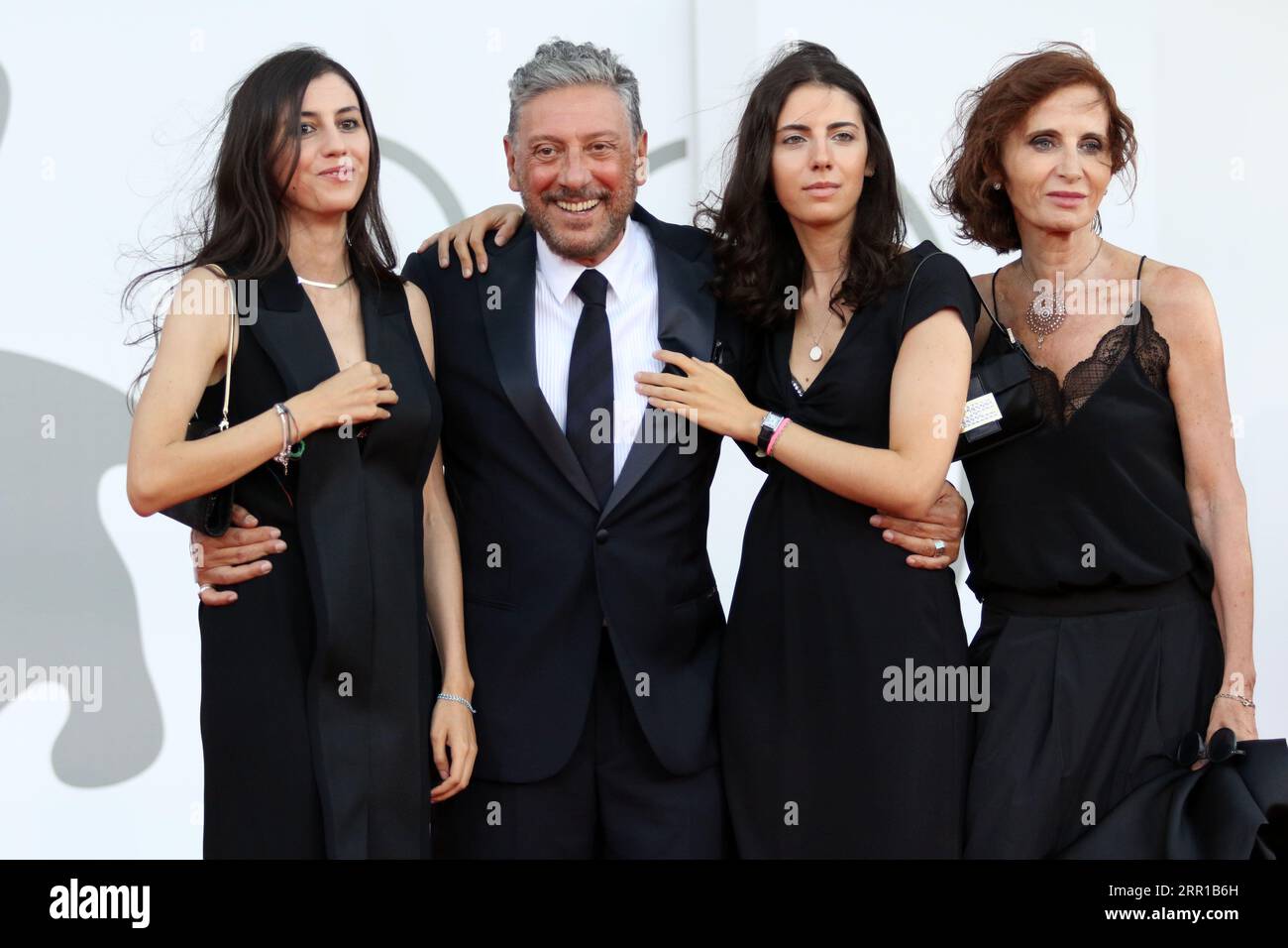 Italy, Lido di Venezia, September 05, 2023: Sergio Castellitto and wife ...