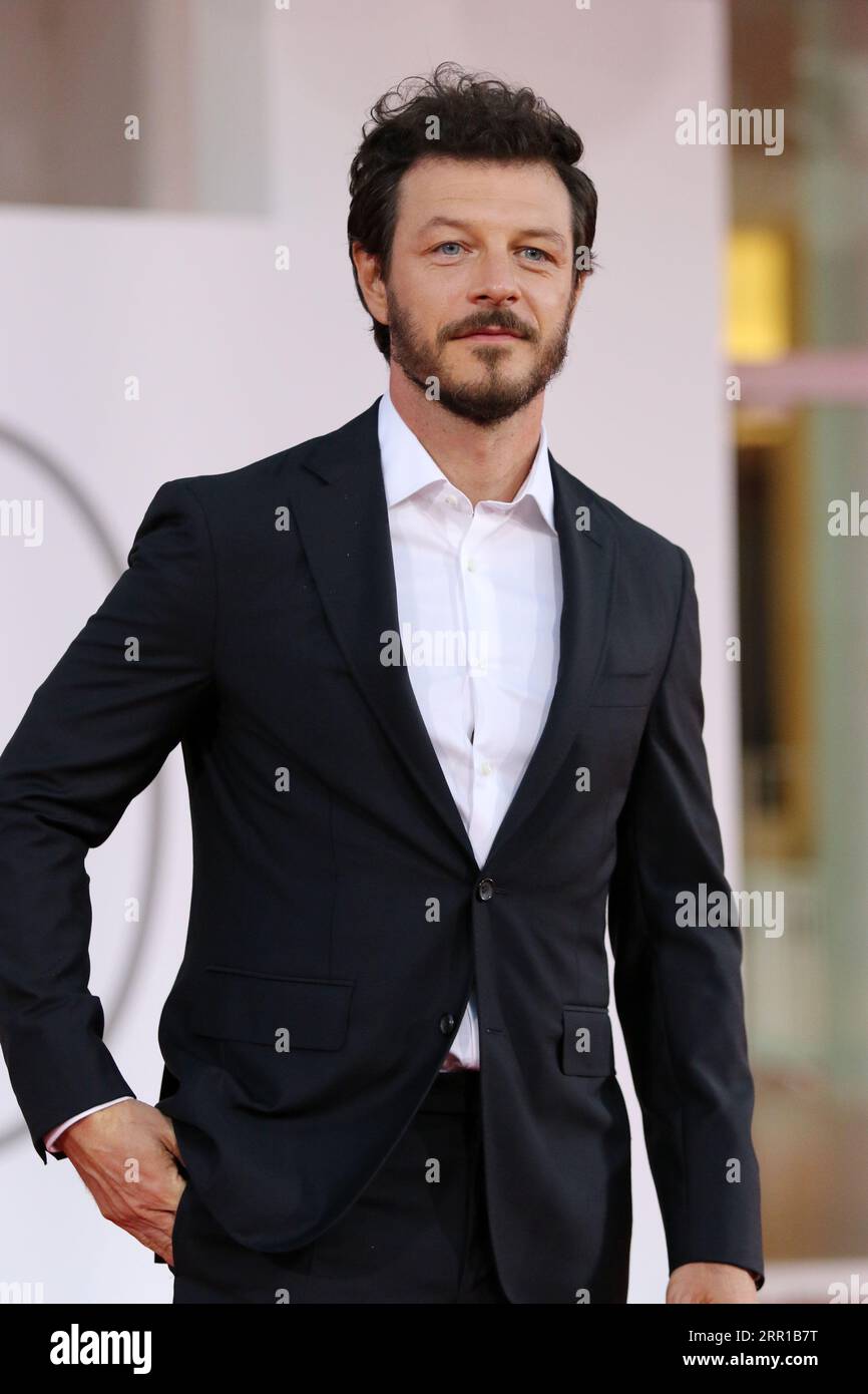 Italy, Lido di Venezia, September 05, 2023: Andrea Bosca attends the ...