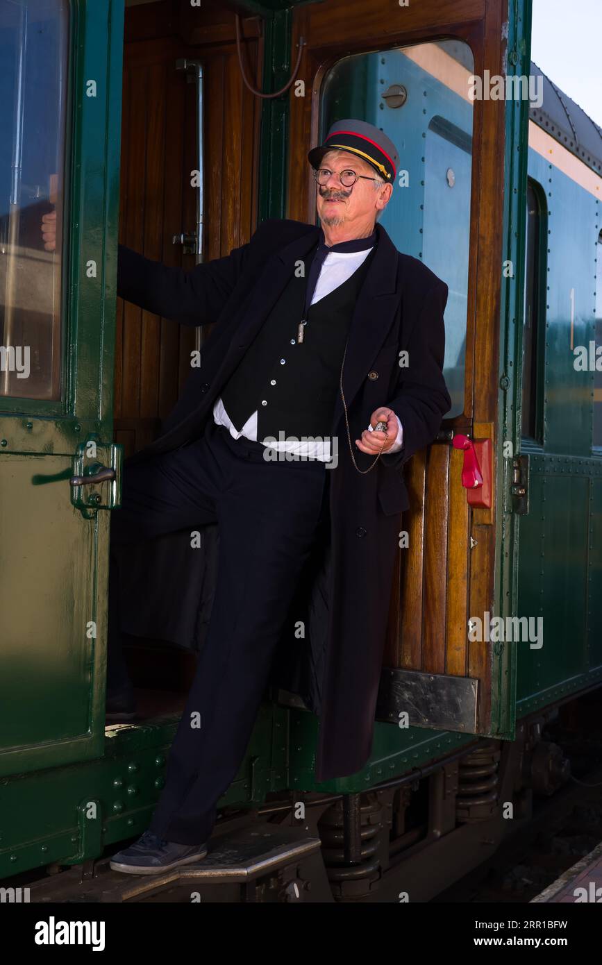 Train Conductor Vintage