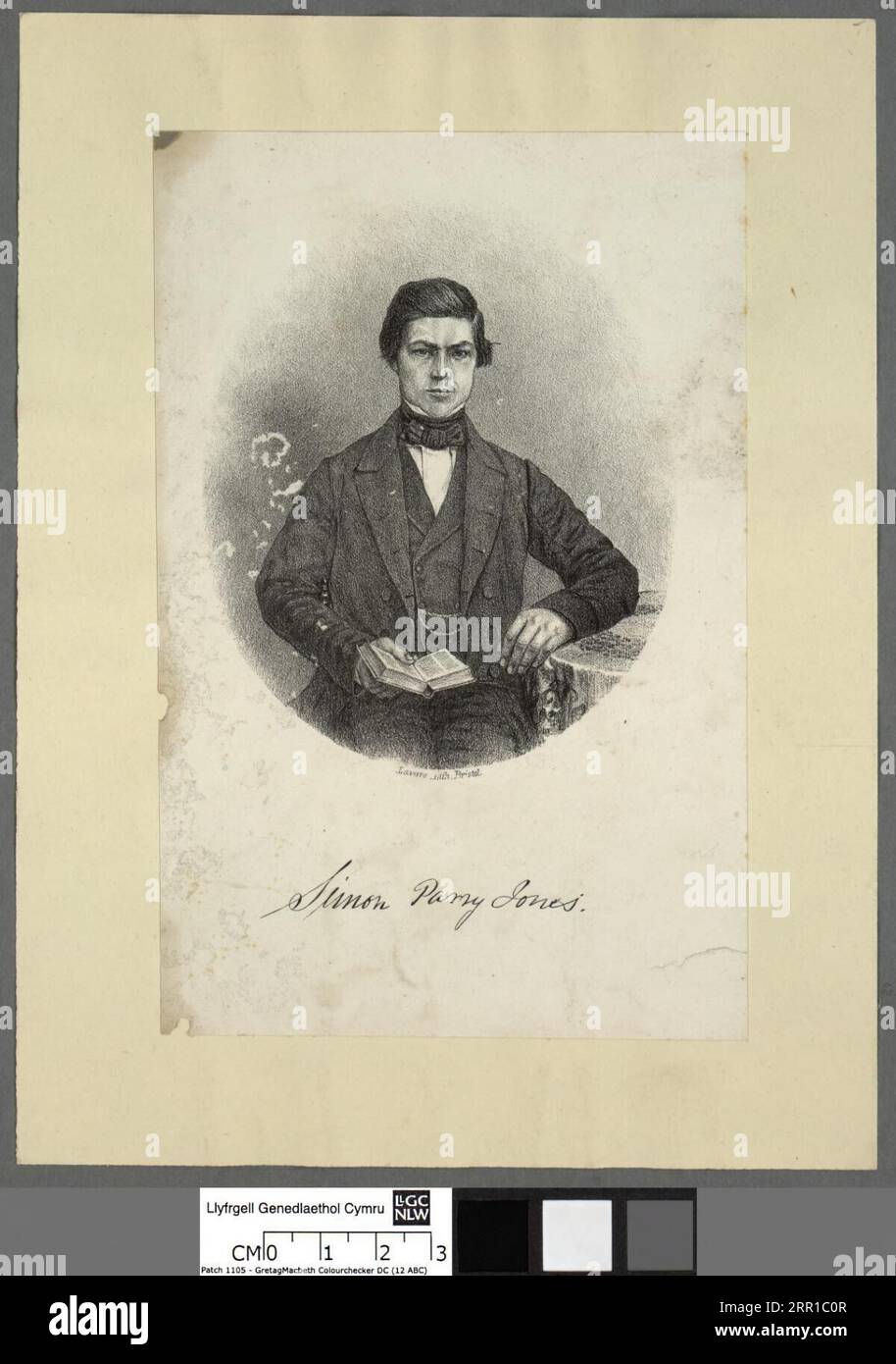 Simon Parry Jones 19th century by John Lavars Stock Photo - Alamy