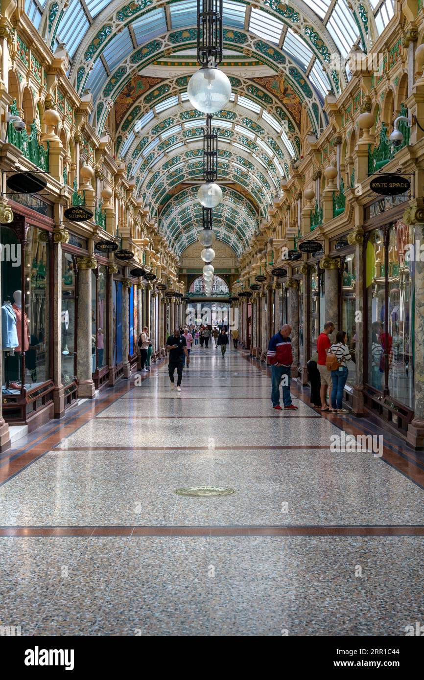 County Arcade in Leeds, completed 1904. Inspired by the Galleria in ...