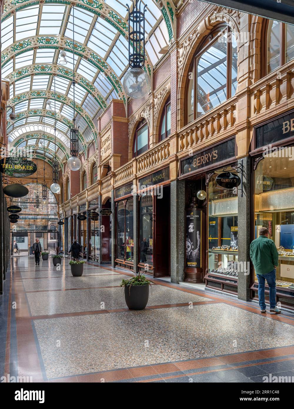County Arcade in Leeds, completed 1904. Inspired by the Galleria in ...