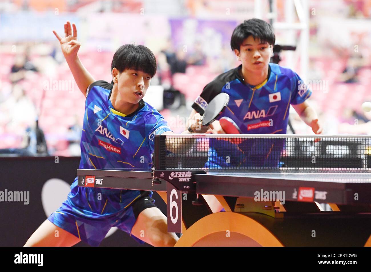 Pyeongchang, Republic of Korea. 6th Sep, 2023. Hiroto Shinozuka (JPN), Yuta Tanaka (JPN) Table ...