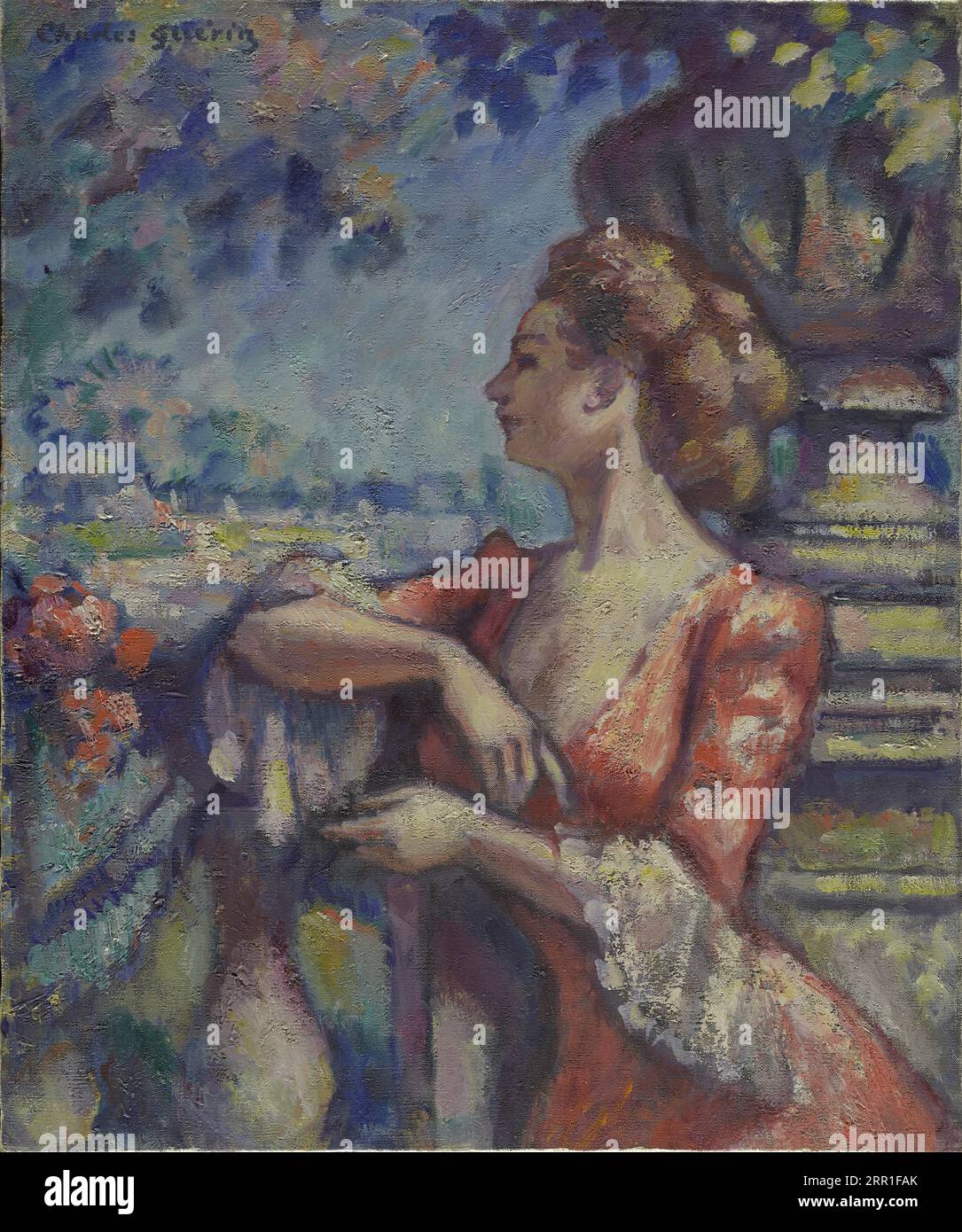 Expectation 1907 by Charles-François-Prosper Guérin Stock Photo - Alamy