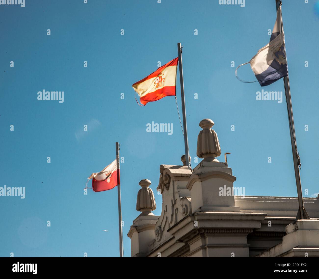 spanish Flag Raymond Boswell Stock Photo - Alamy