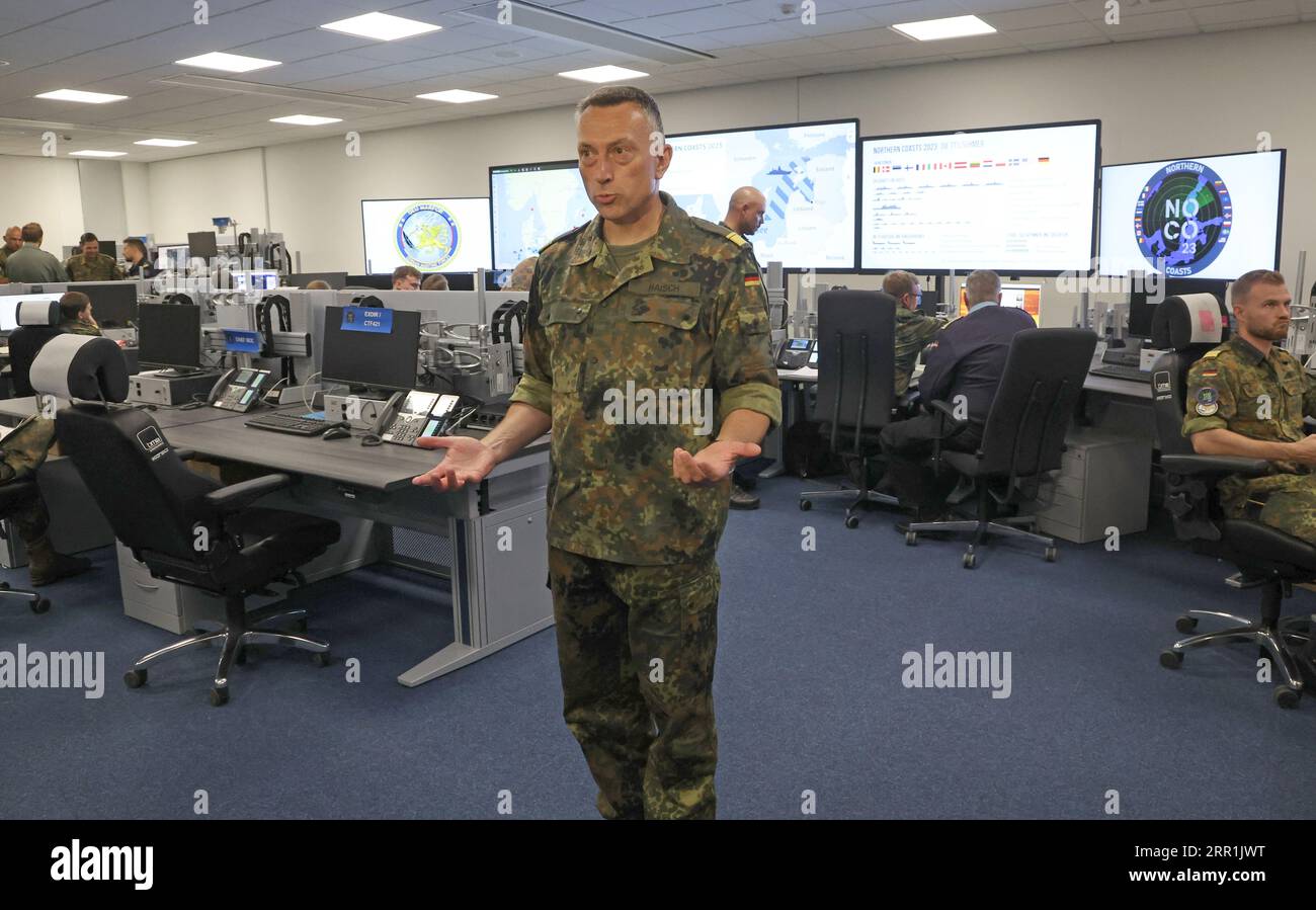 Rostock, Germany. 06th Sep, 2023. Flotilla Admiral Stephan Haisch ...