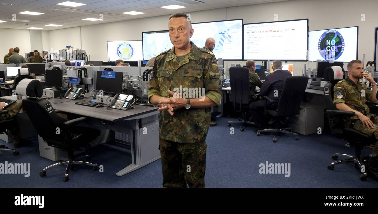Rostock, Germany. 06th Sep, 2023. Flotilla Admiral Stephan Haisch ...