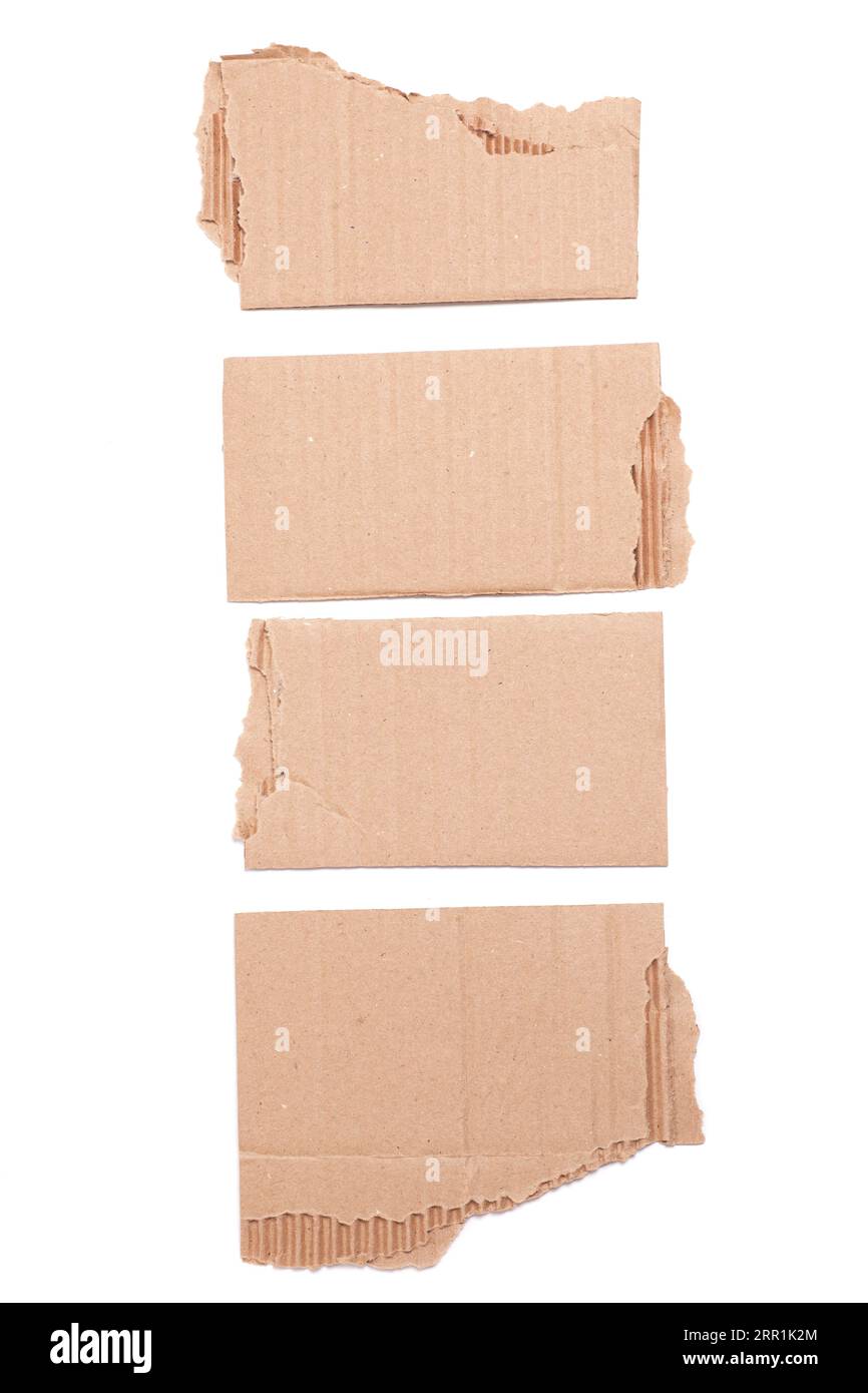 Cardboard pieces Cut Out Stock Images & Pictures - Alamy