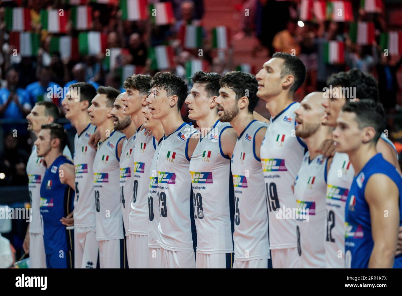 Ancona, Italy. 04th Sep, 2023. Italian Team seen during 2023 CEV ...