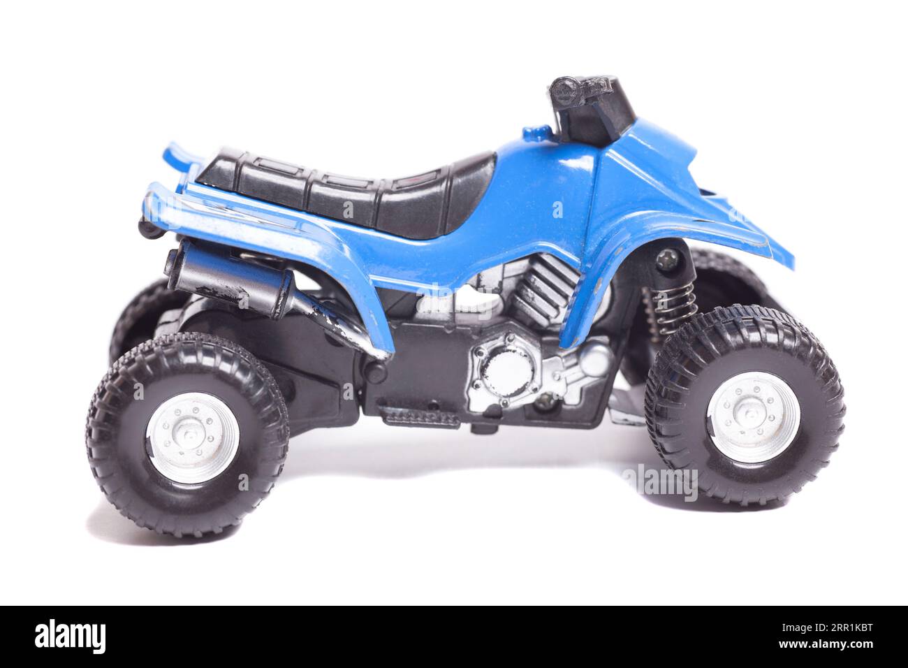ATV four wheeler quad motorcycle toy isolated on white background Stock ...