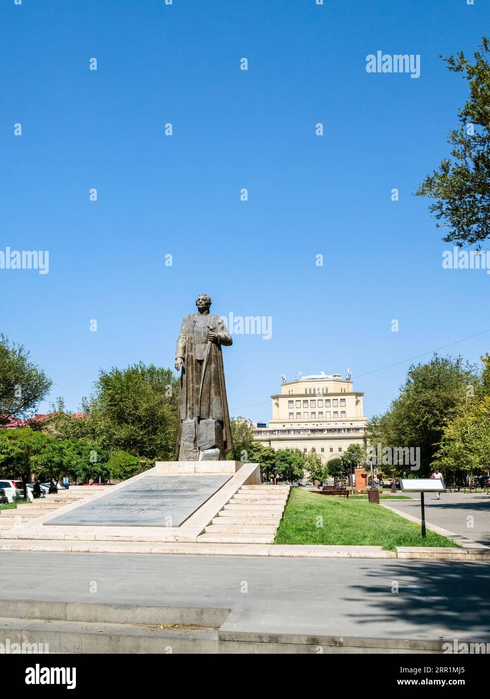 Yerevan, Armenia - August 21, 2023: statue to hero of Armenian national ...