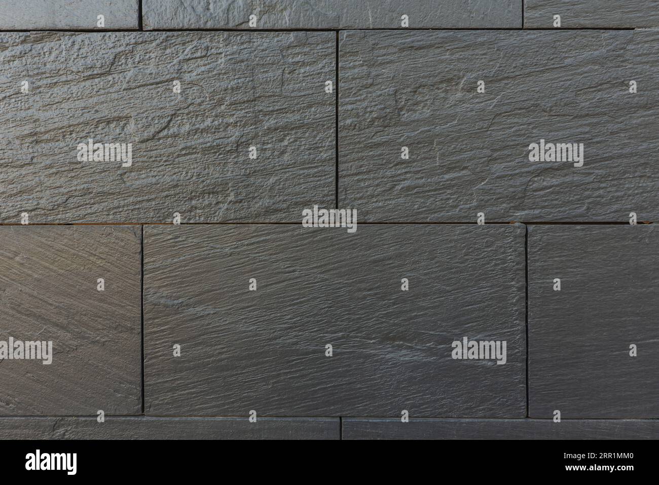 Some black slate tiles placed on a wall. Vector blackboard texture ...