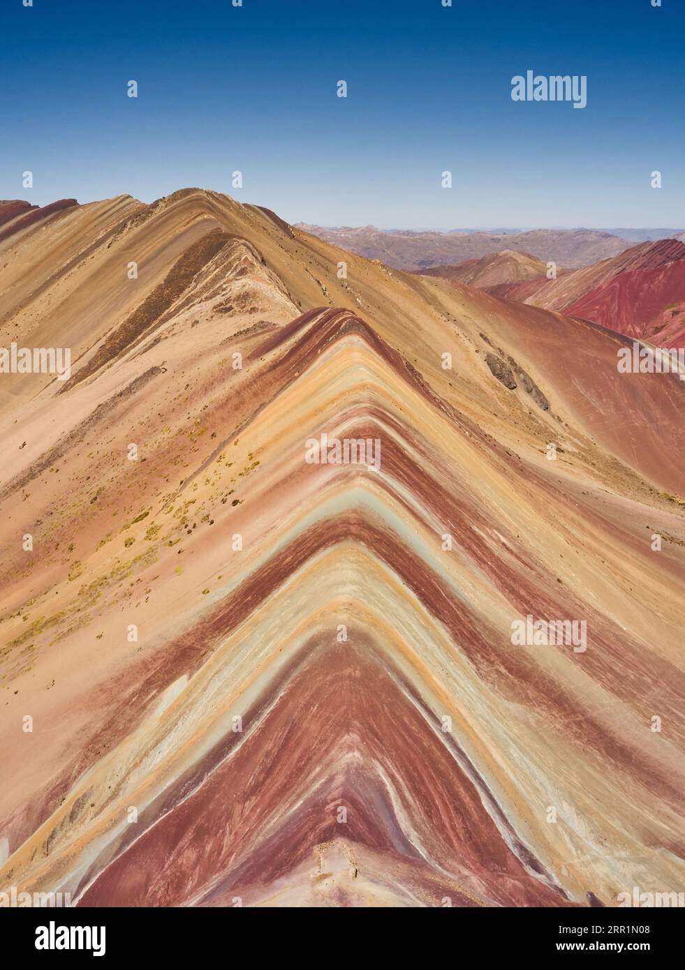 Vinicunca, Mountain seven colors, Cusco Peru. Rainbow Mountain, The ...