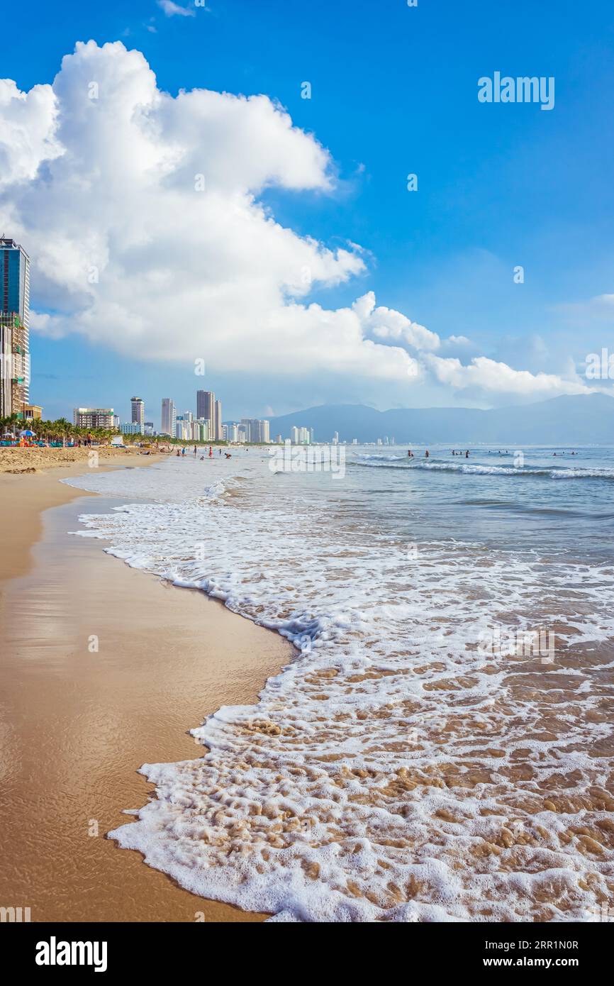 Da Nang, My Khe, the most beautiful beach in Viet Nam Stock Photo - Alamy