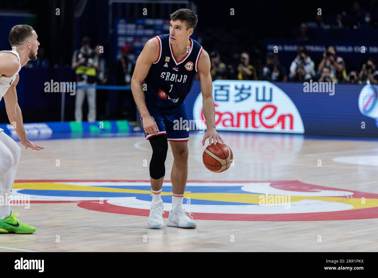 Bogdan Bogdanovic of Serbia seen in action during the quarterfinals of ...