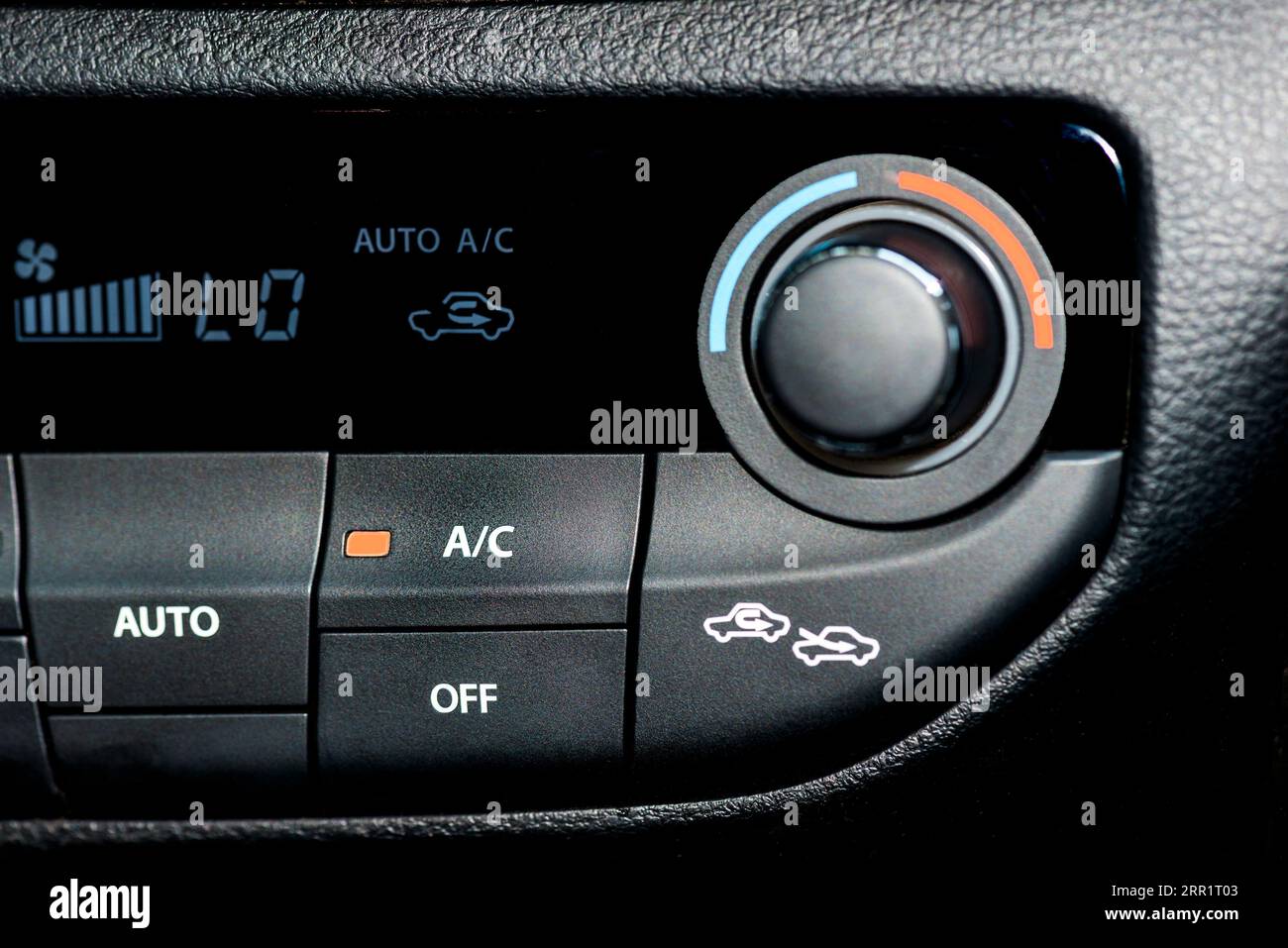 AC Dashboard Controller, Car Interior objects Close-up Stock Photo - Alamy
