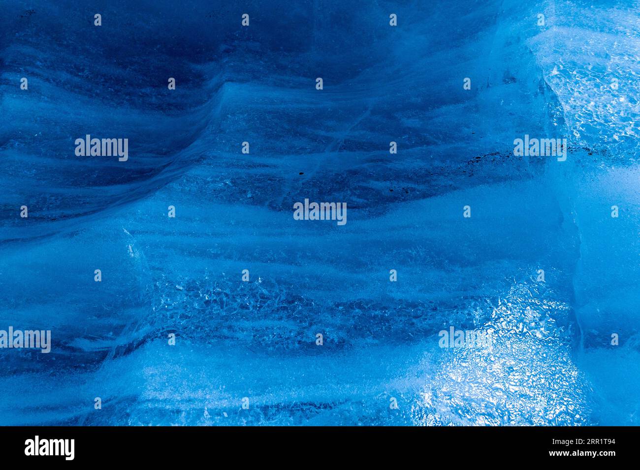 Full frame of textures in ice cave in Switzerland created by the ...