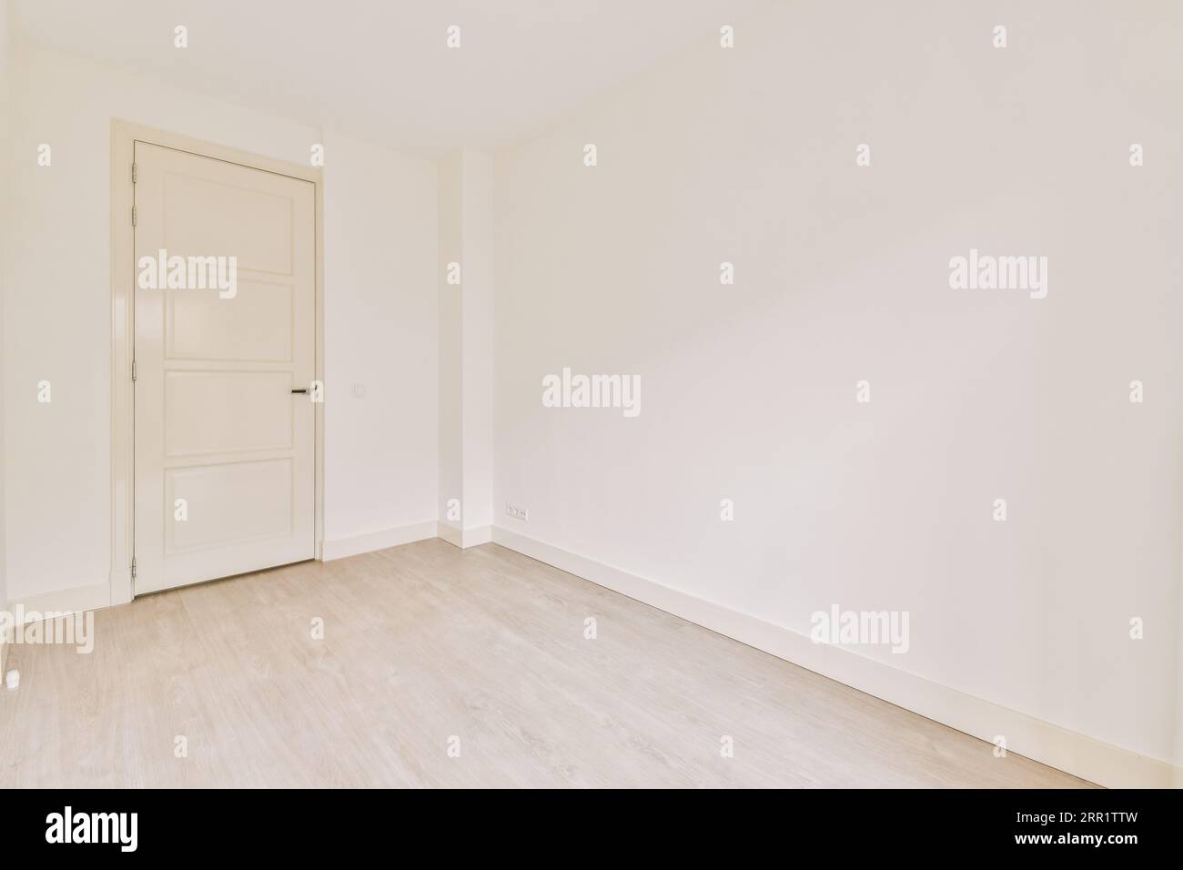 Plain empty room corner wooden floor hi-res stock photography and ...