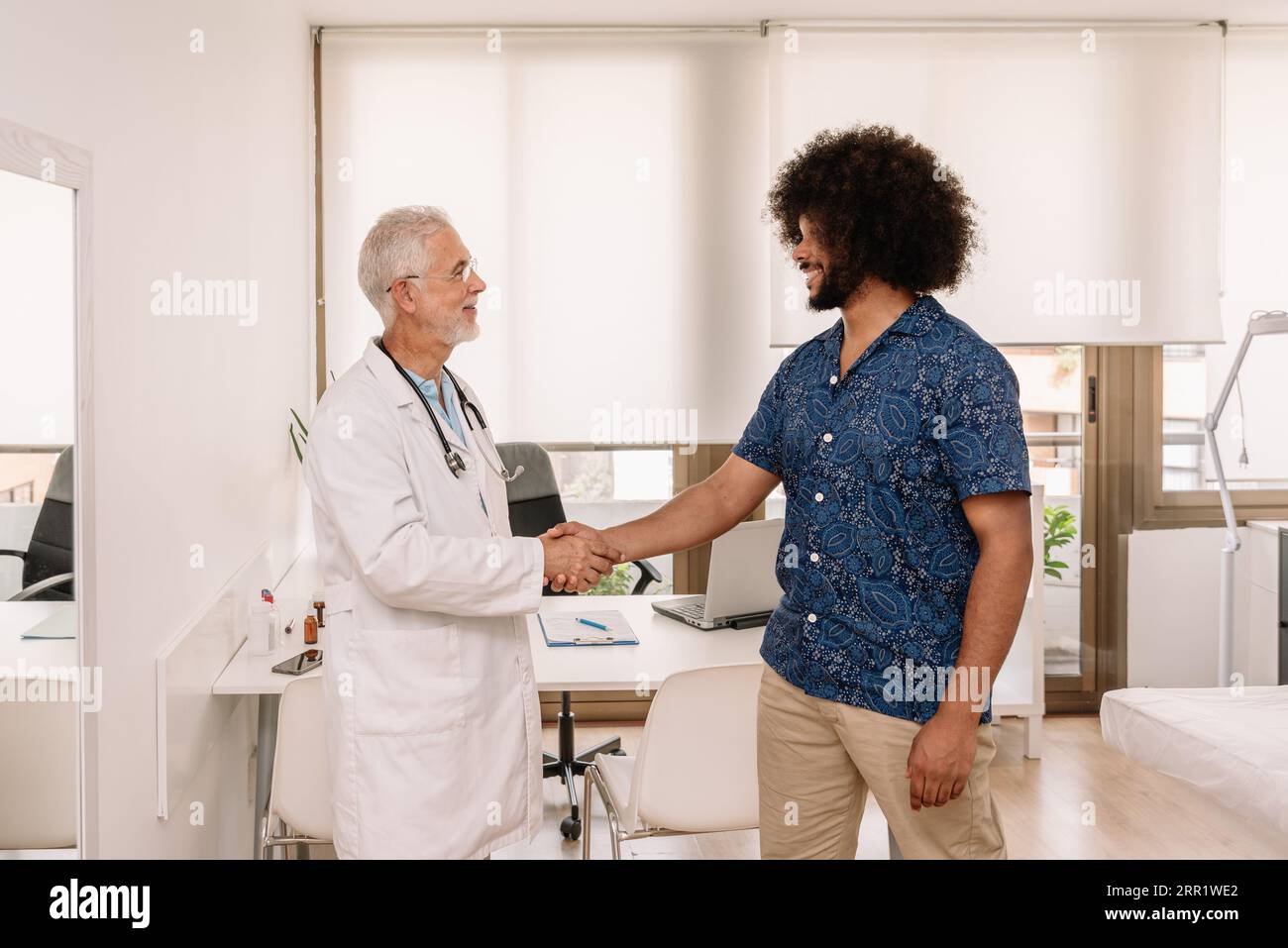 Side view senior multiethnic hi-res stock photography and images - Alamy