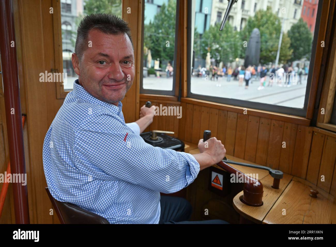 Brno, Czech Republic. 3rd Sep, 2023. From right Milos Havranek ...