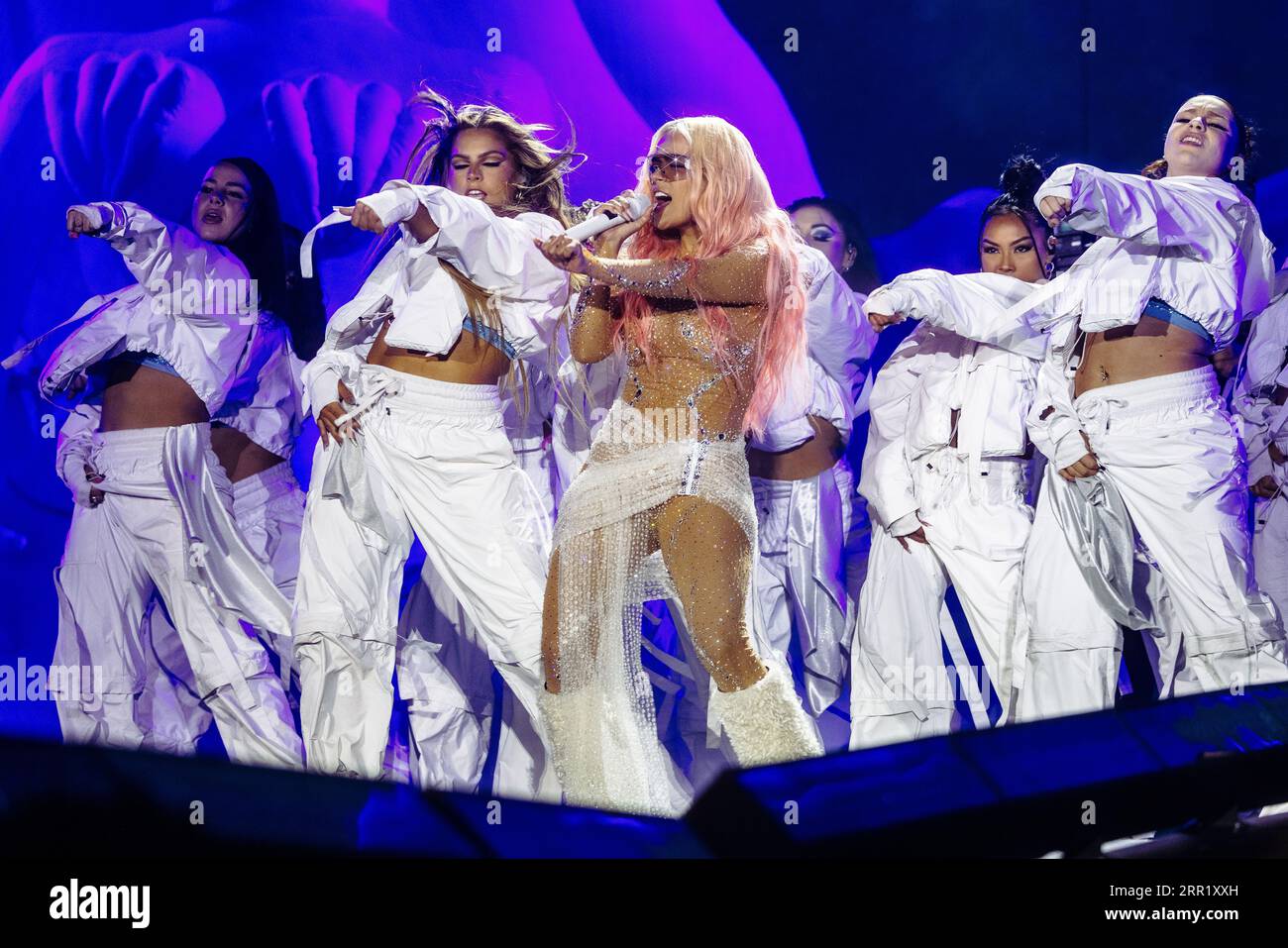 Karol G brought her Mañana Será Bonito tour to the San Antonio Texas Alamodome on Thursday ...