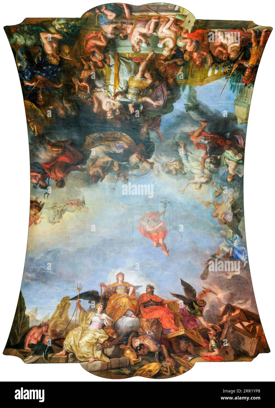 Painting on ceiling Cut Out Stock Images & Pictures - Alamy