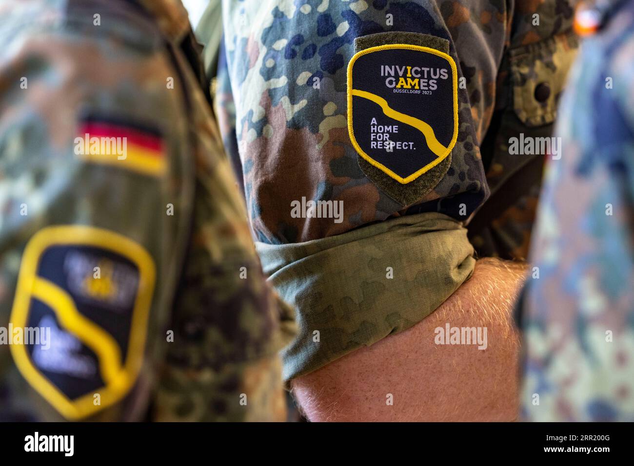 Duesseldorf, Germany. 06th Sep, 2023. Soldiers of the German Armed ...