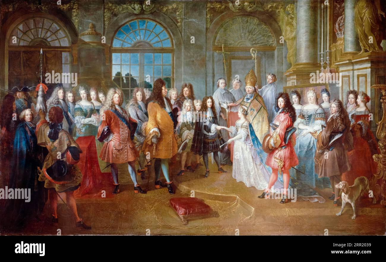 Marriage of Louis de France, Duke of Burgundy and Marie-Adélaïde de ...