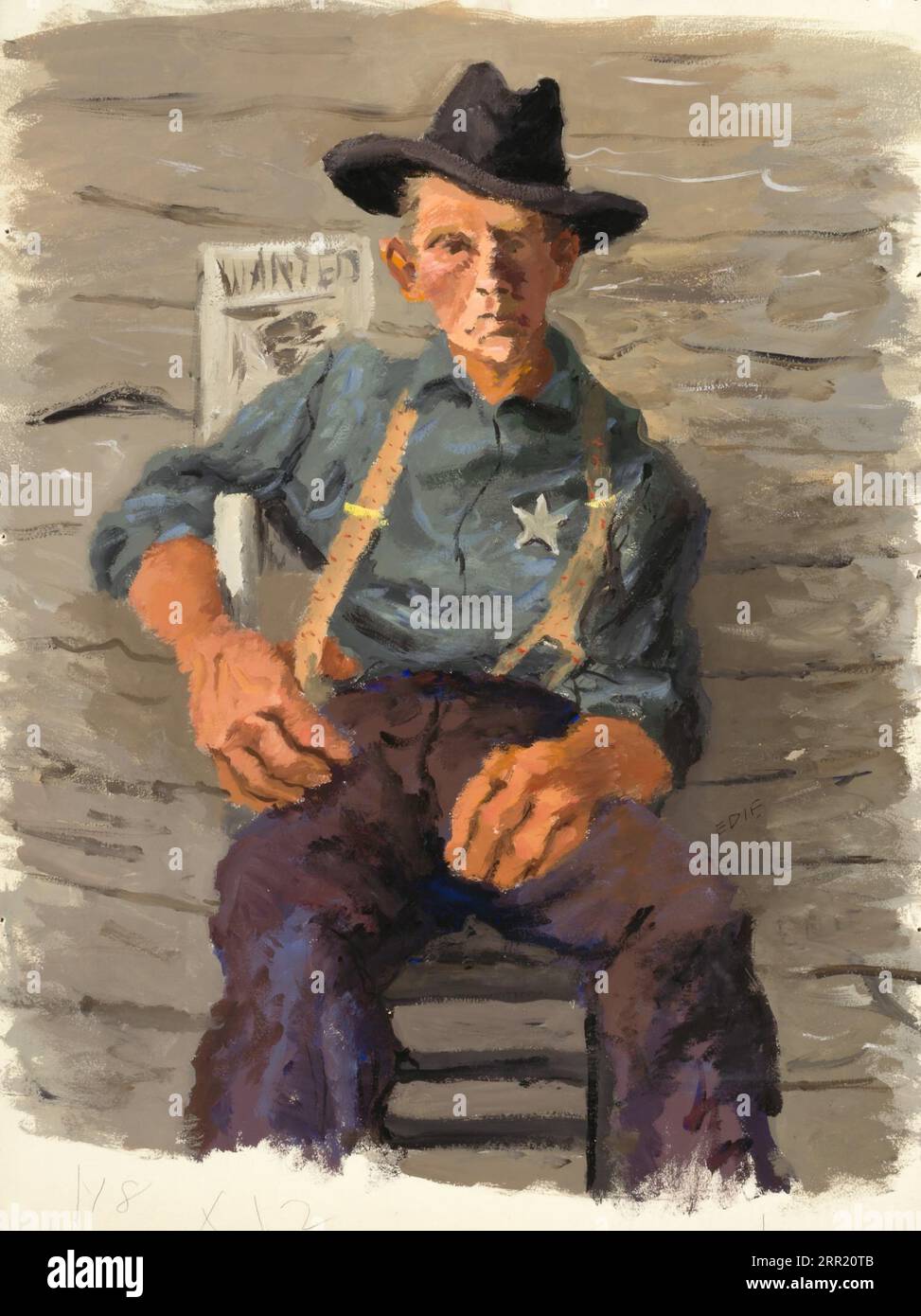 Upstate Sheriff between circa 1935 and circa 1943 by Stuart Carson Edie ...