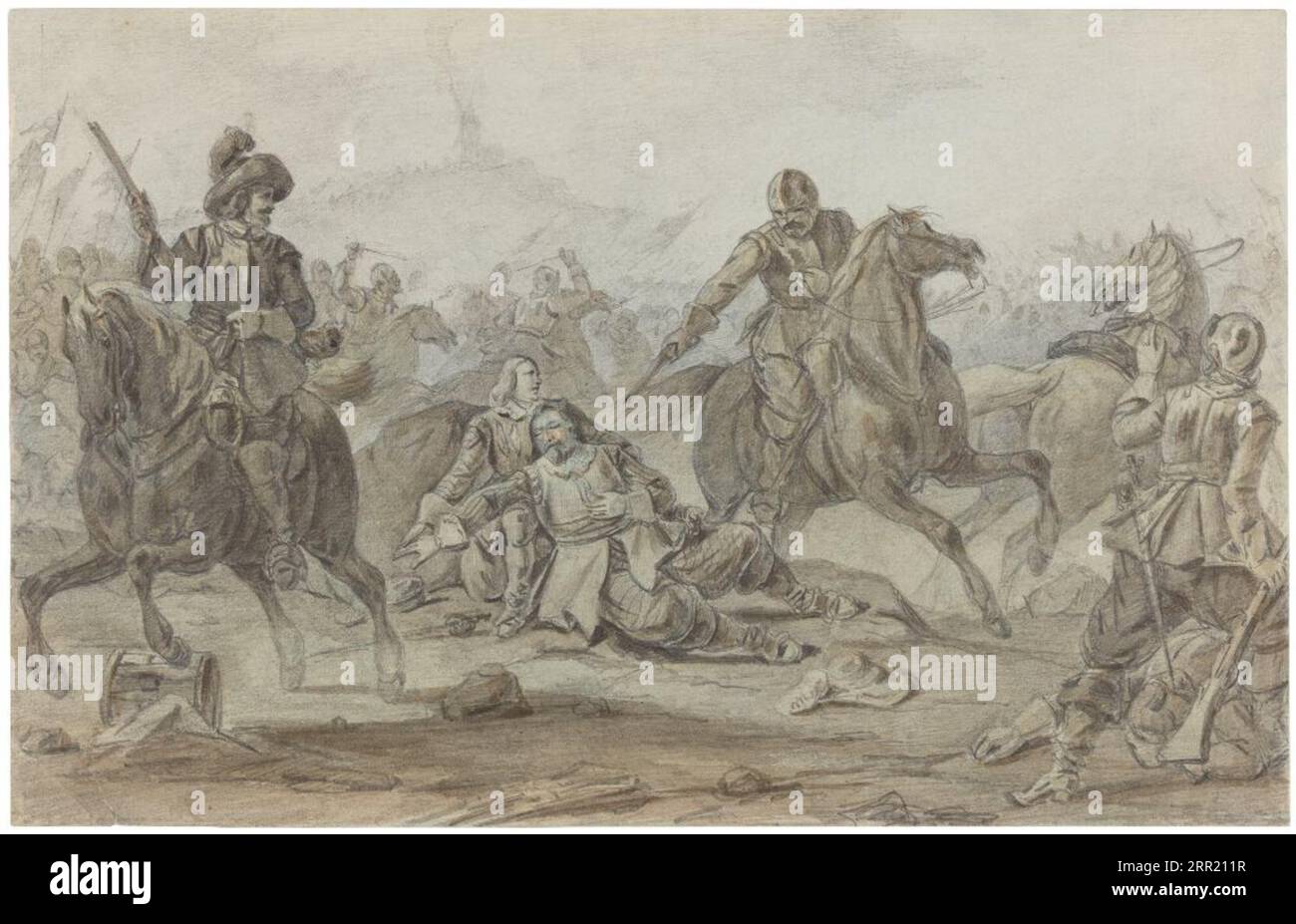 Vid lutzen och gustav ii adolfs dod hi-res stock photography and images ...