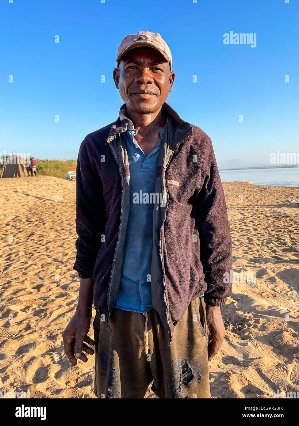 Madagascar, Tsiribihina river, portrait of a man Stock Photo - Alamy