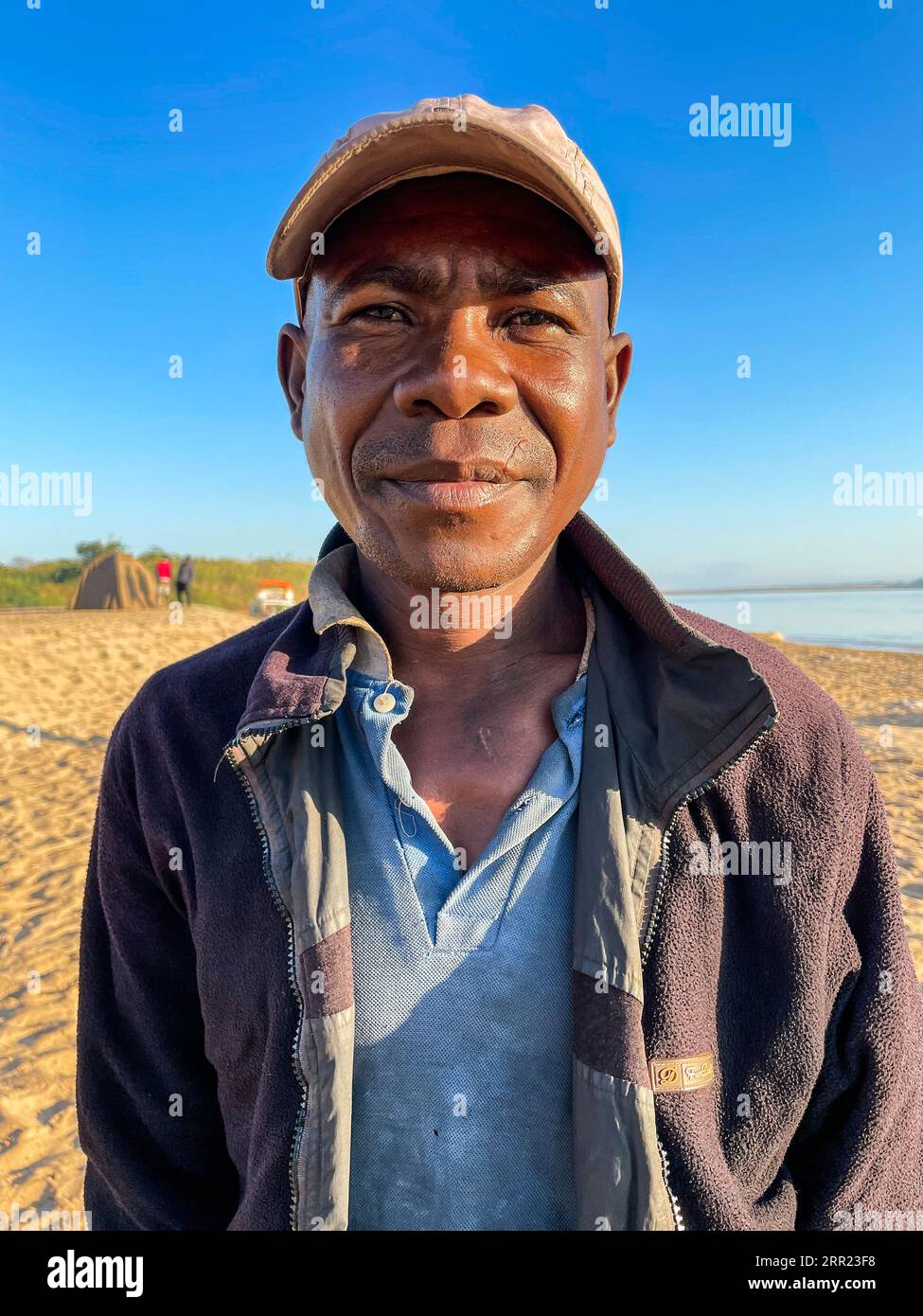 Madagascar, Tsiribihina river, portrait of a man Stock Photo - Alamy