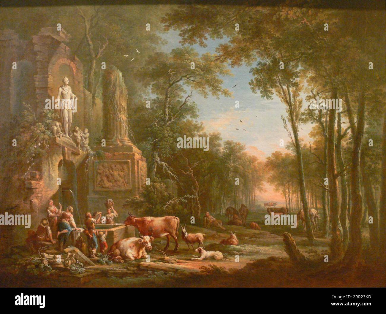 Le Bocage 1764 by Jean-Baptiste Claudot Stock Photo - Alamy