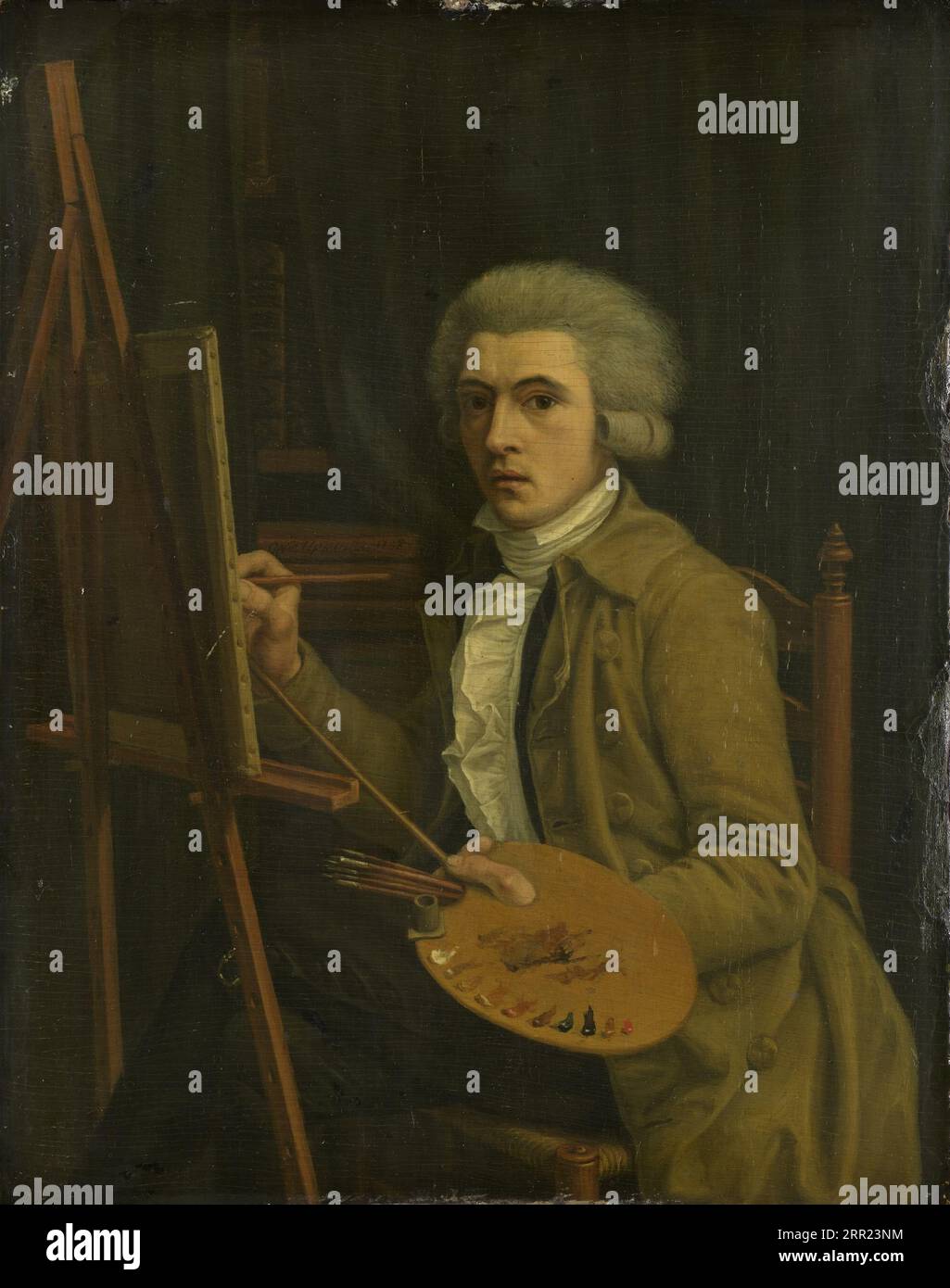 Portrait of a Painter, probably the Artist himself 1788 by Willem ...