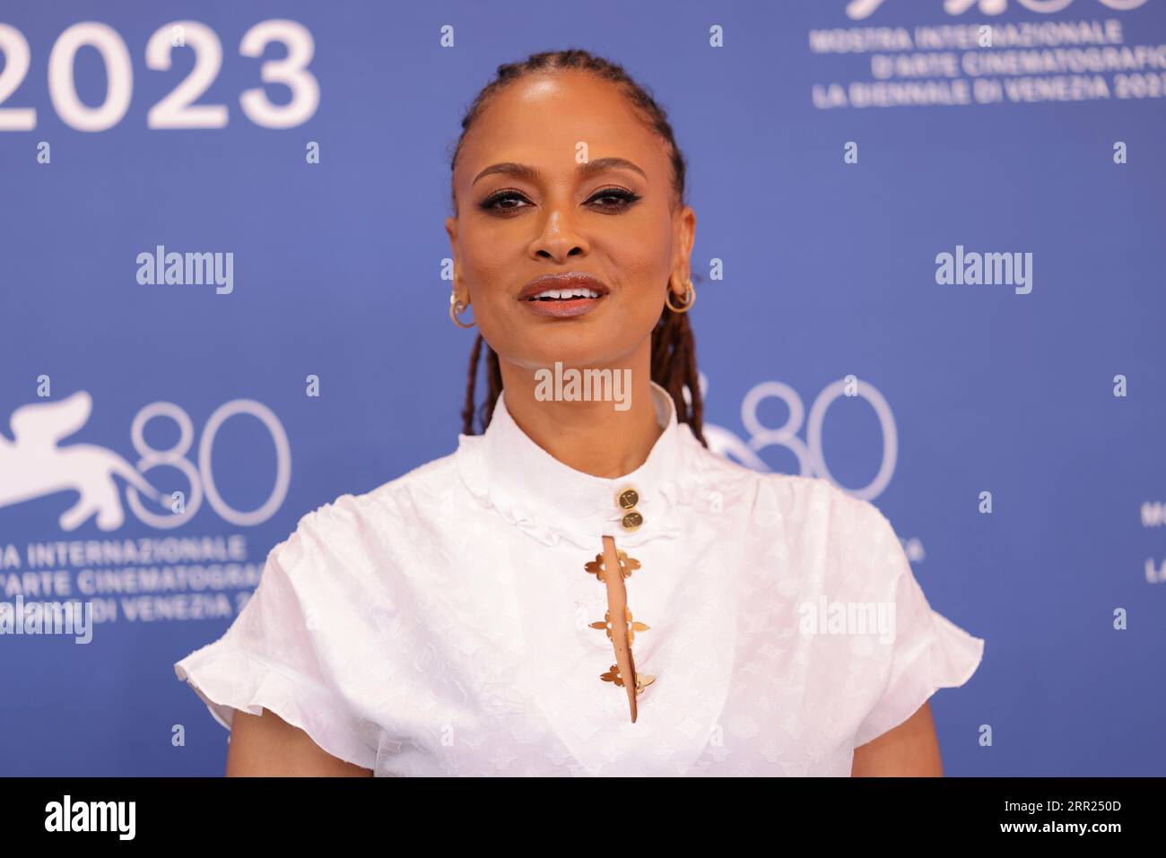 Director Ava Duvernay poses for photographers at the photo call for the film 'Origin' during the ...