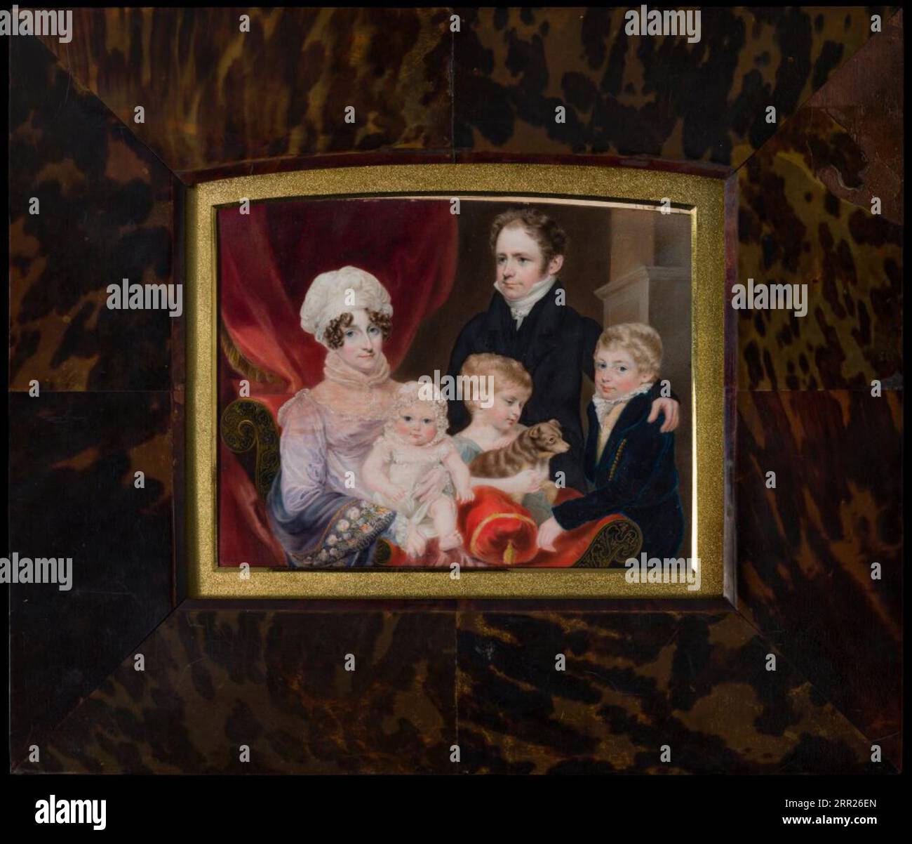 The Barker Family by John Cox Dillman Engleheart Stock Photo - Alamy