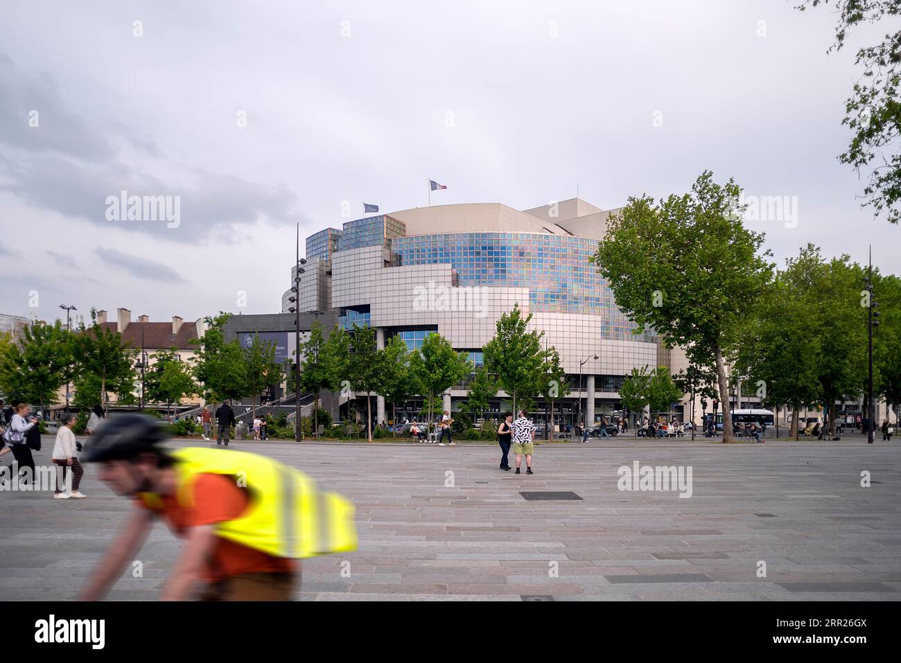 Opera Bastille, Opera House at Place de la Bastille, Paris, France ...
