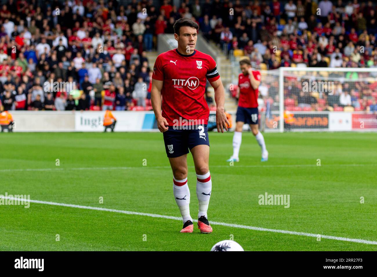 York, United Kingdom, 28 August 2023, Ryan Fallowfield at the York City ...