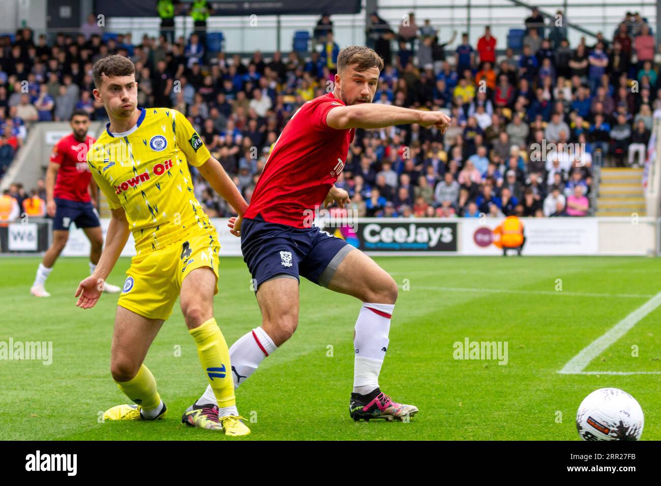 York, United Kingdom, 28 August 2023, Ryan East at the York City VS ...