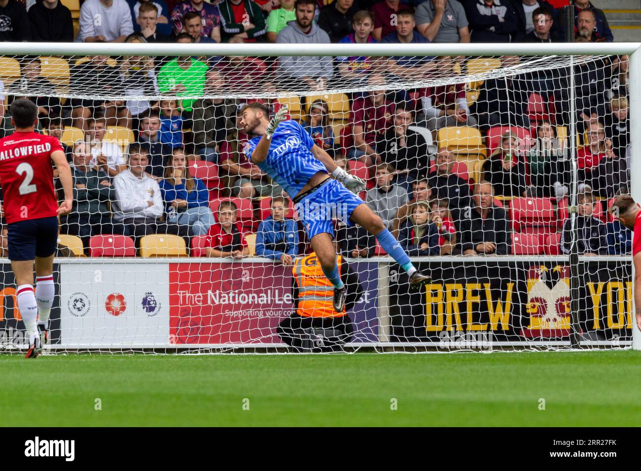York, United Kingdom, 28 August 2023, York City VS Rochdale at the LNER ...