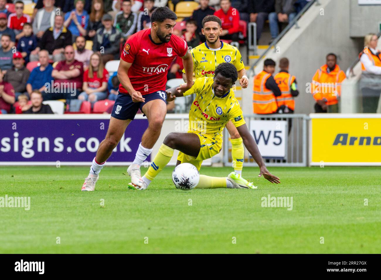 York, United Kingdom, 28 August 2023, Maz Kouhyar at the York City VS ...